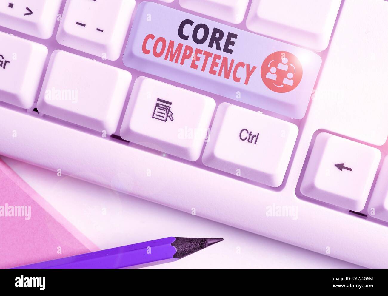 Handwriting text writing Core Competency. Conceptual photo harmonized ...