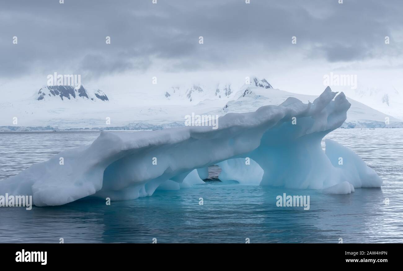 Beautiful icebergs in stunning icy landscapes, Chiriguano Bay, Fournier ...