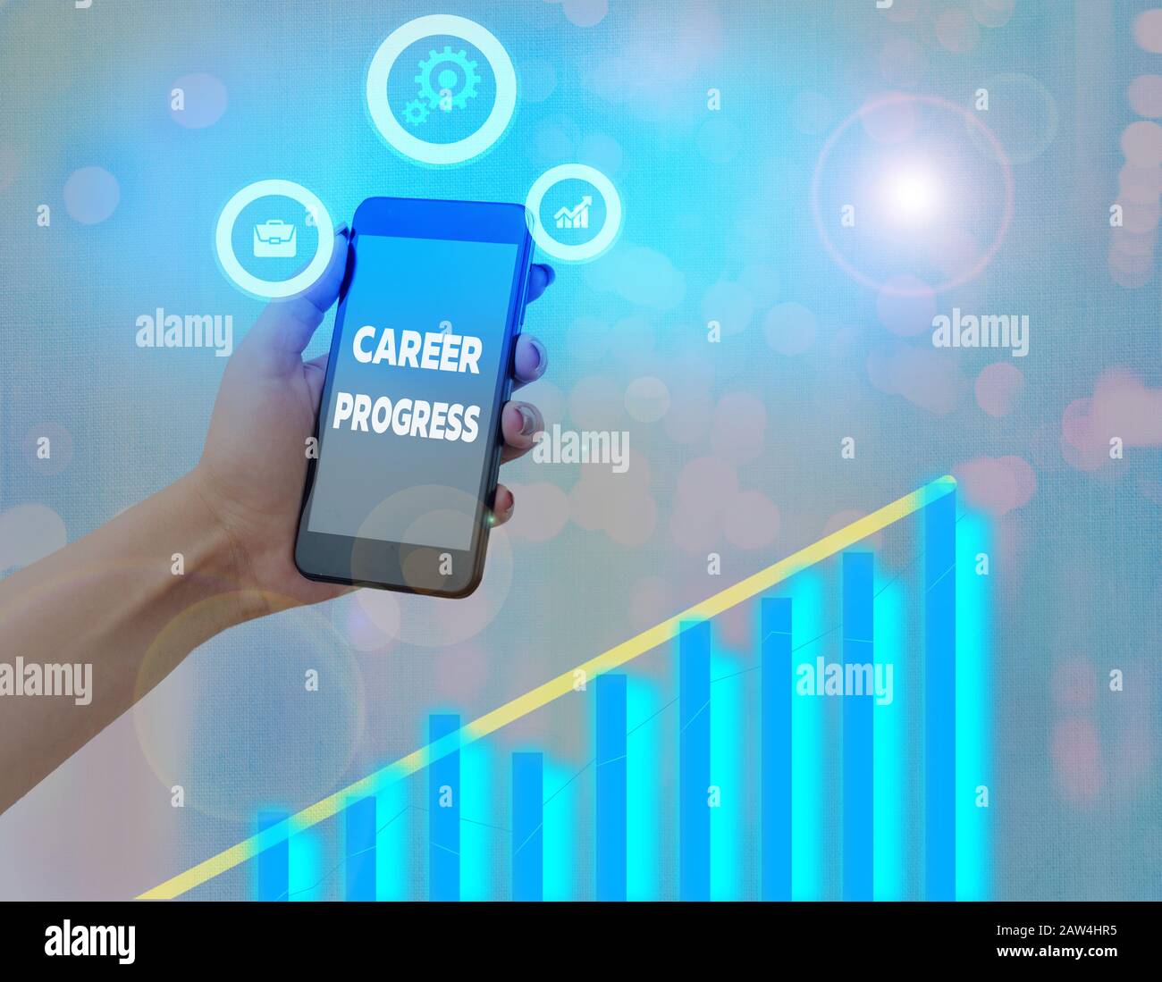 Word writing text Career Progress. Business photo showcasing positions ...