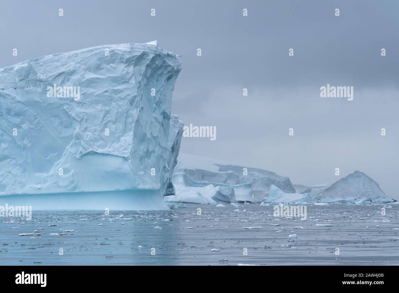 Beautiful icebergs in stunning icy landscapes, Chiriguano Bay, Fournier ...