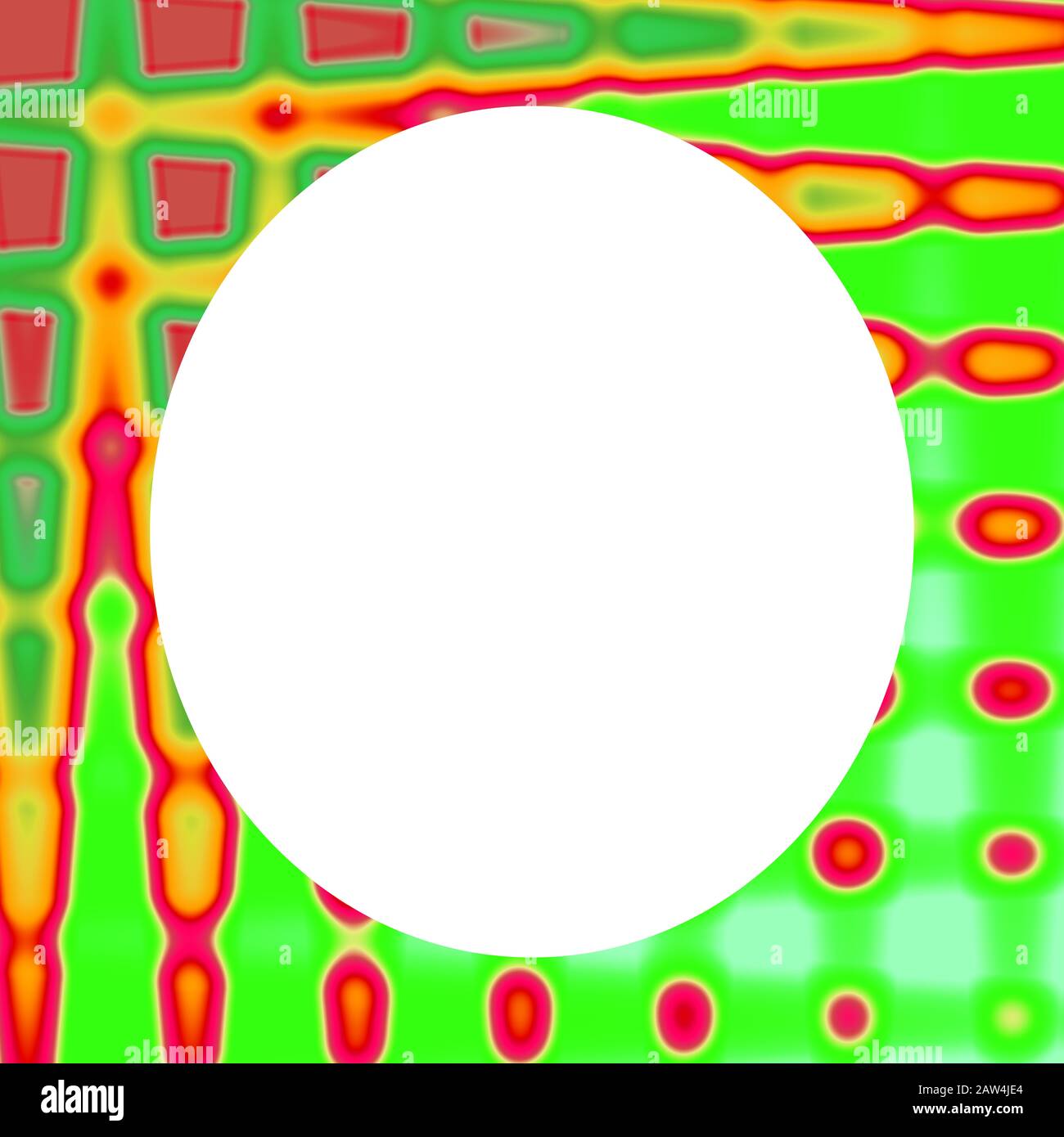 An abstract wavy psychedelic border background Stock Photo - Alamy