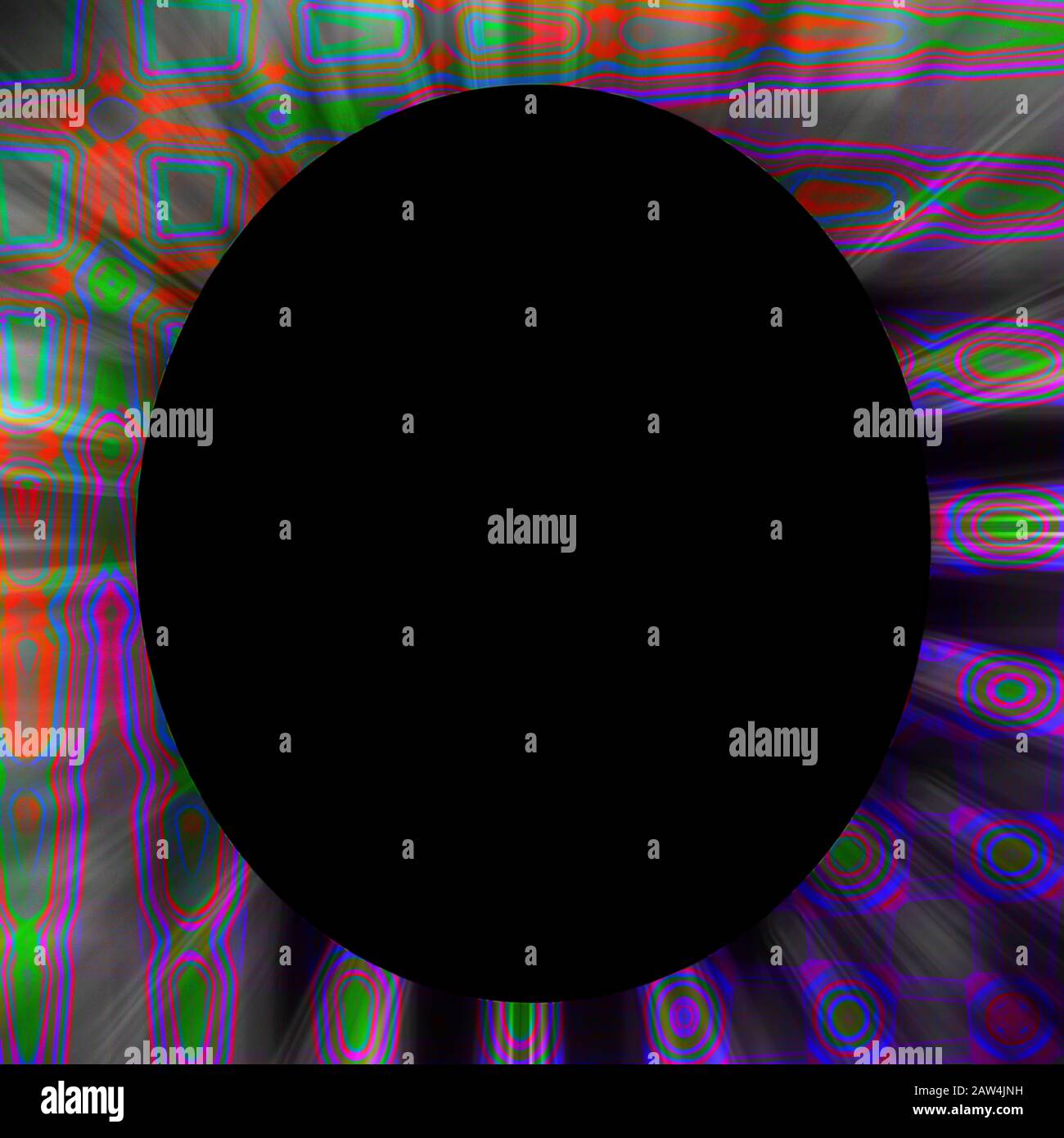 An abstract psychedelic border background image Stock Photo - Alamy