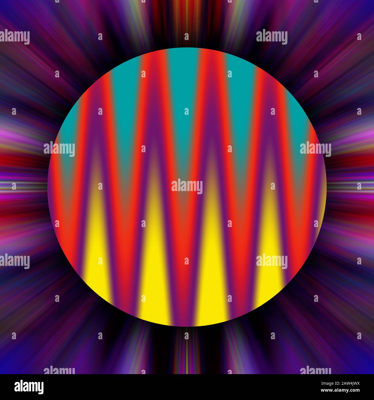 Abstract psychedelic circle burst hi-res stock photography and images ...