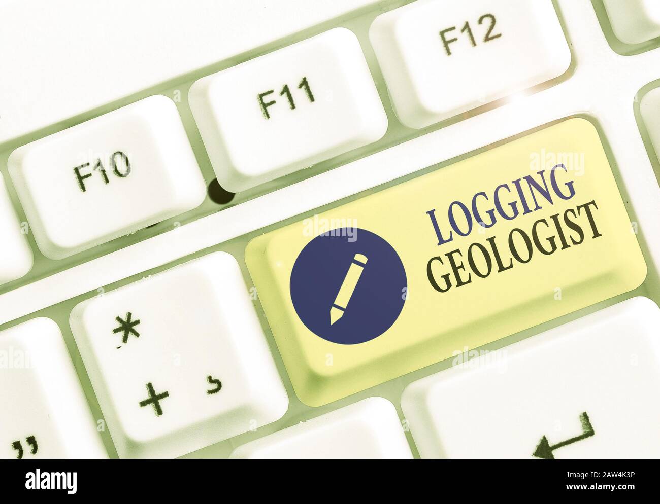 Writing Note Showing Logging Geologist Business Concept For Layout And Execution Of Definition