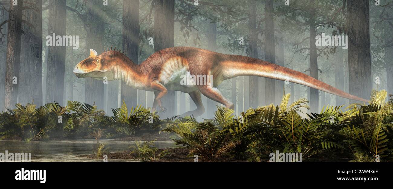 Cryolophosaurus was a carnivorous theropod dinosaur, known for its ...