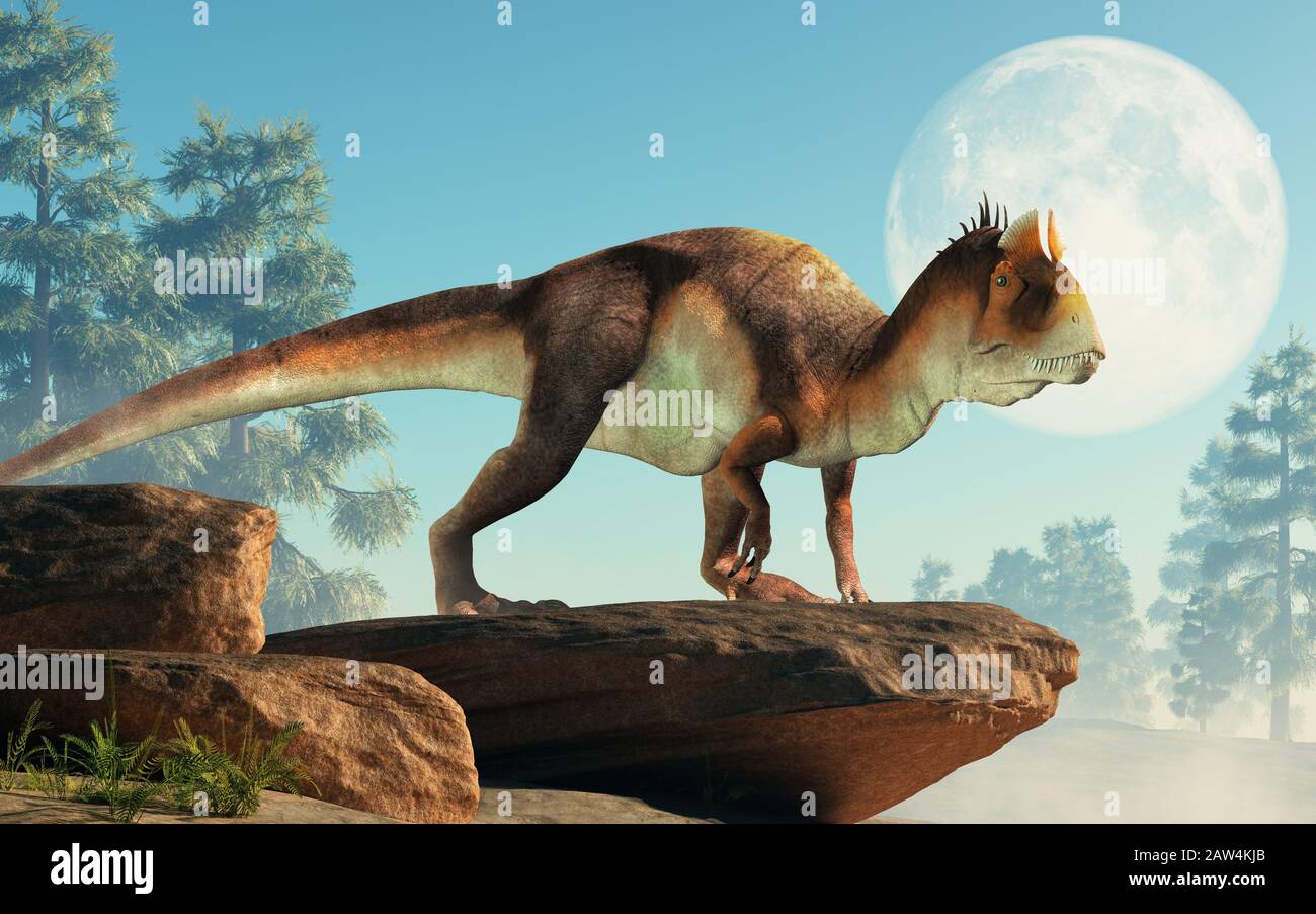 Cryolophosaurus was a carnivorous theropod dinosaur, known for its ...