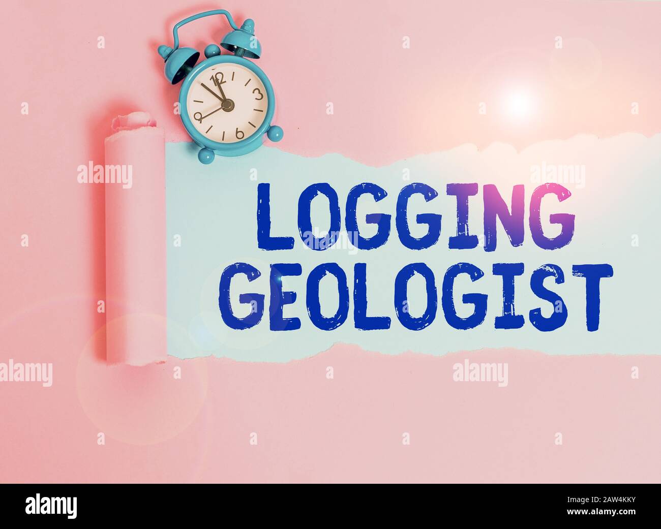 Writing note showing Logging Geologist. Business concept for Layout and ...