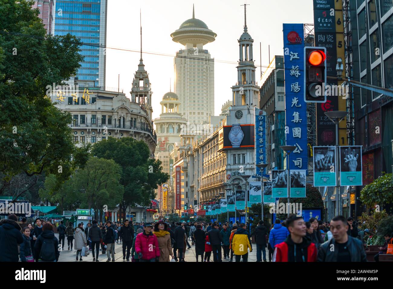 Nanjing Road Shopping Area High Resolution Stock Photography and Images ...