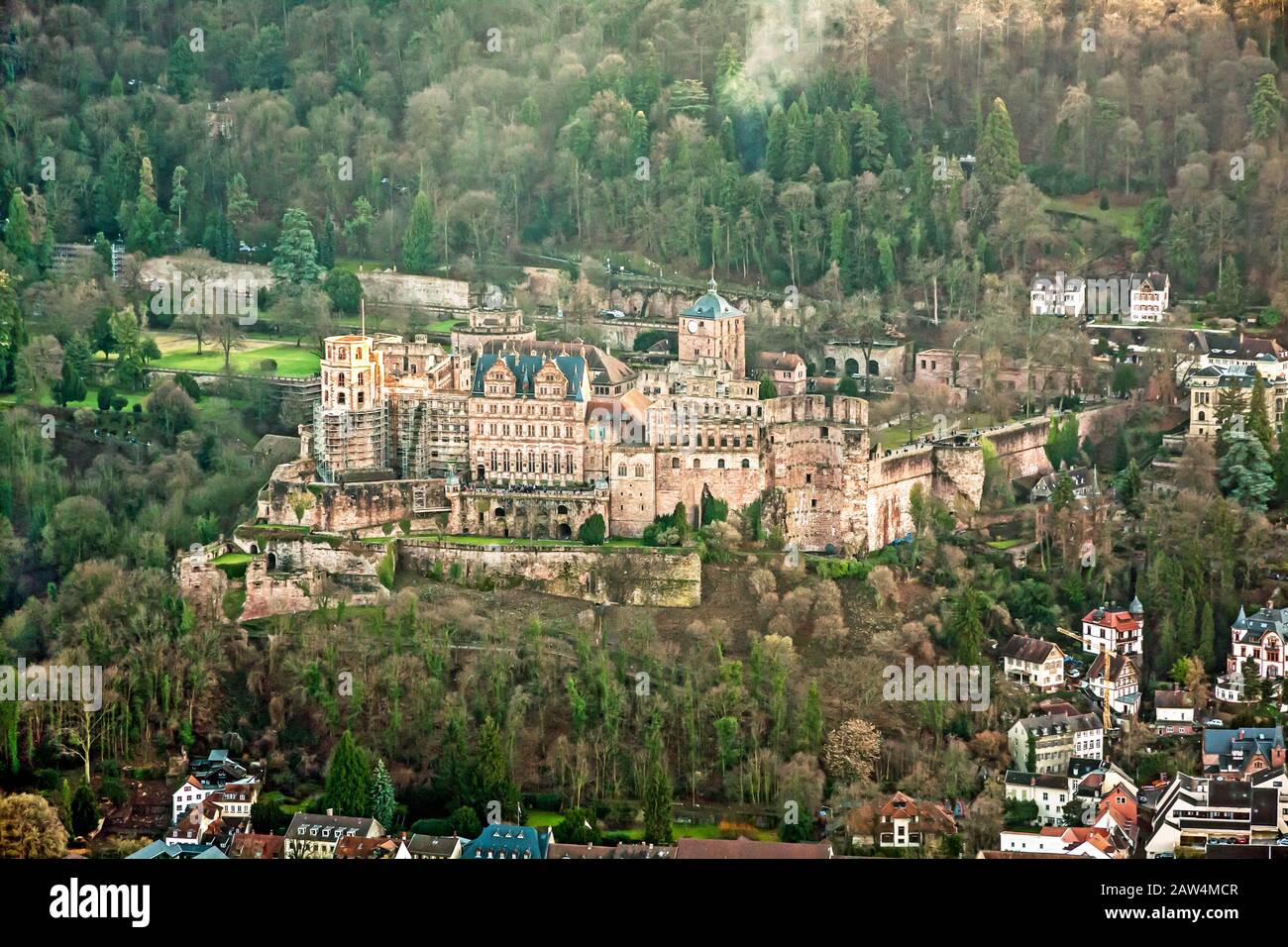 Heidelberg castle winter hi-res stock photography and images - Alamy
