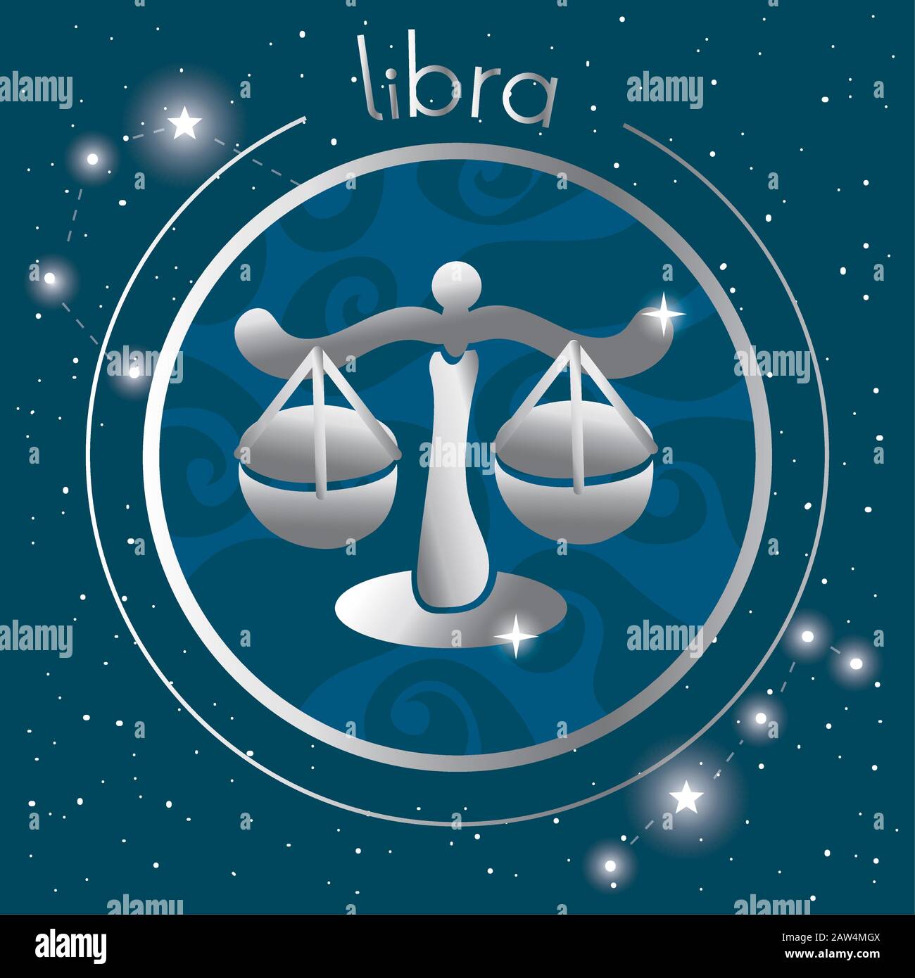 Silver horoscope Stock Vector Images - Alamy