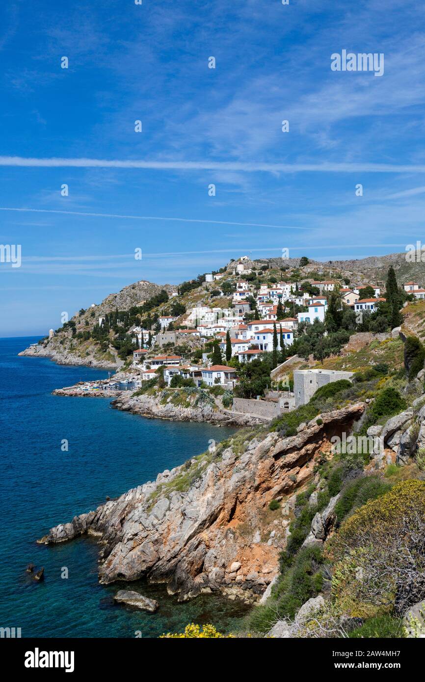 Beautiful hydra island hi-res stock photography and images - Alamy