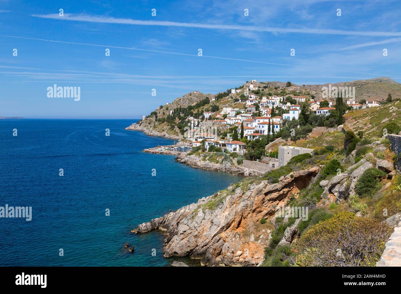 Beautiful hydra island hi-res stock photography and images - Alamy