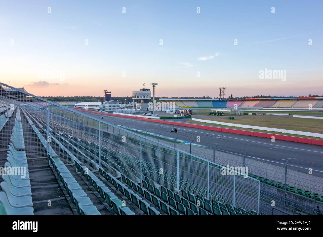 Hockenheim, Germany - April 22, 2014: Racetrack named Hockenheimring ...