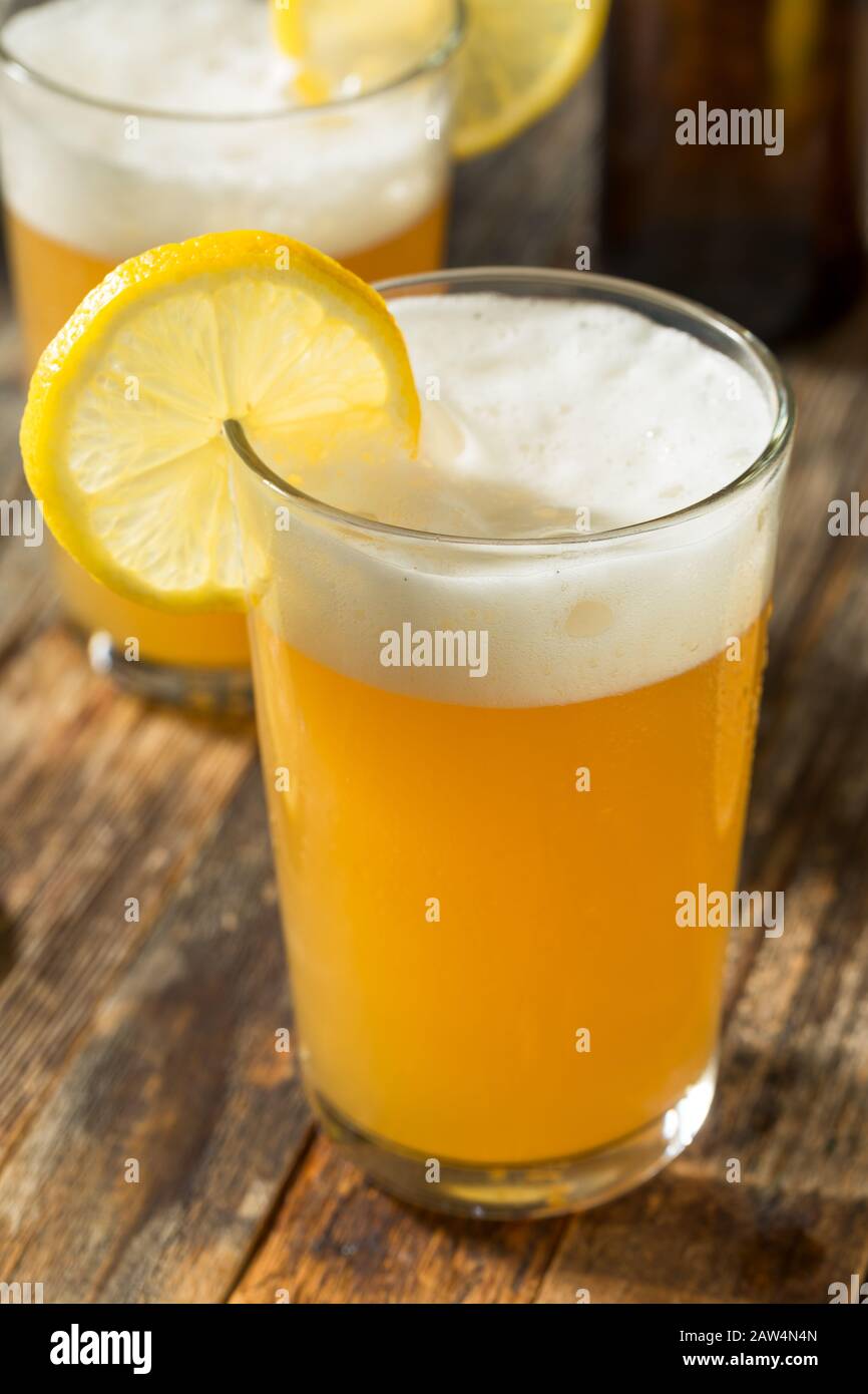 Lemon beer shandy hi-res stock photography and images - Alamy
