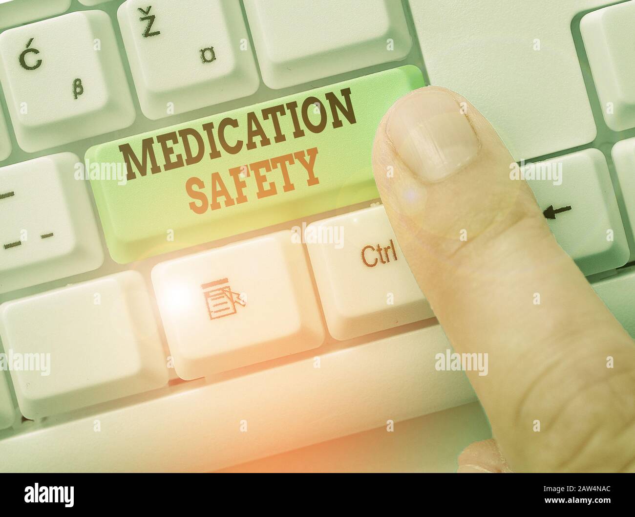 Conceptual hand writing showing Medication Safety. Concept meaning ...