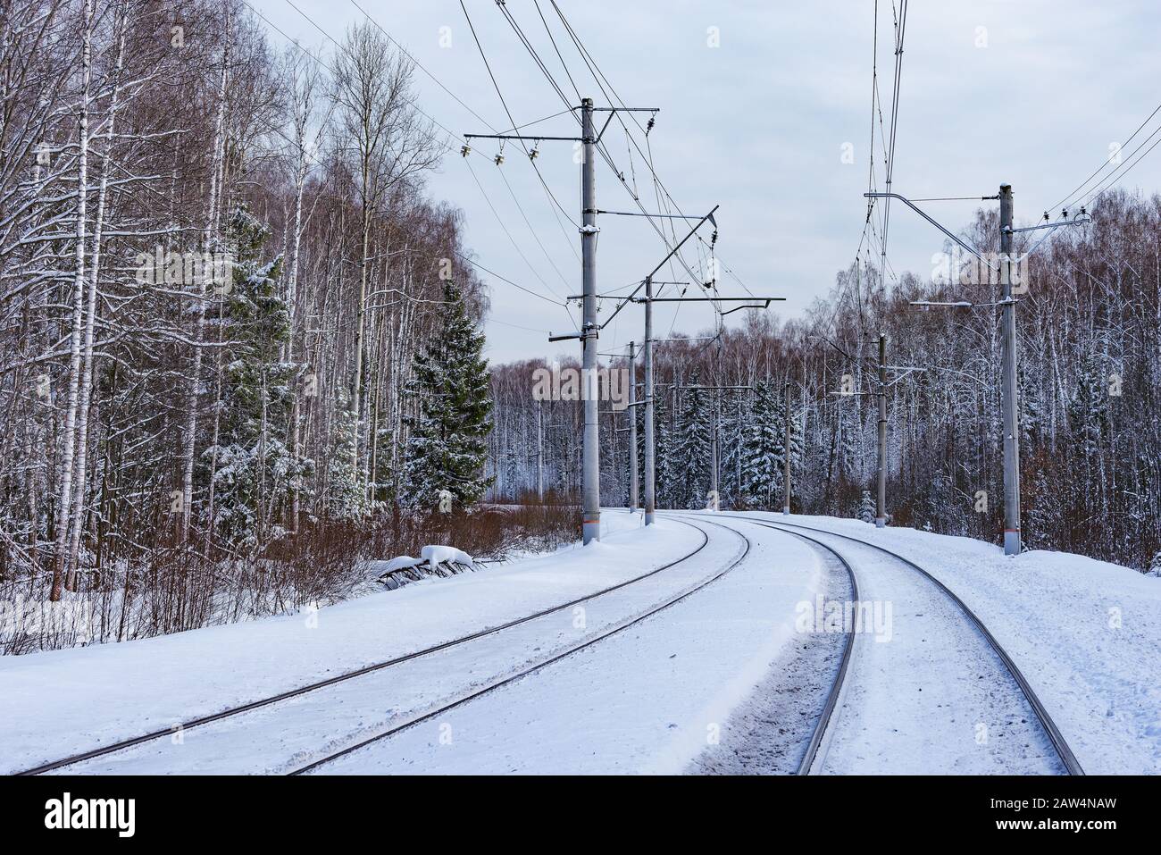Two railway tracks in hi-res stock photography and images - Alamy