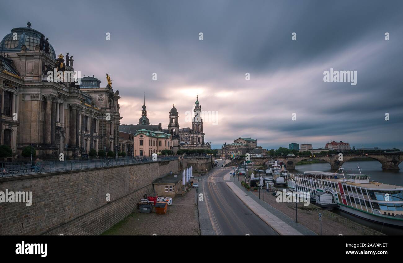 Panoramic view dresden castle hi-res stock photography and images - Alamy