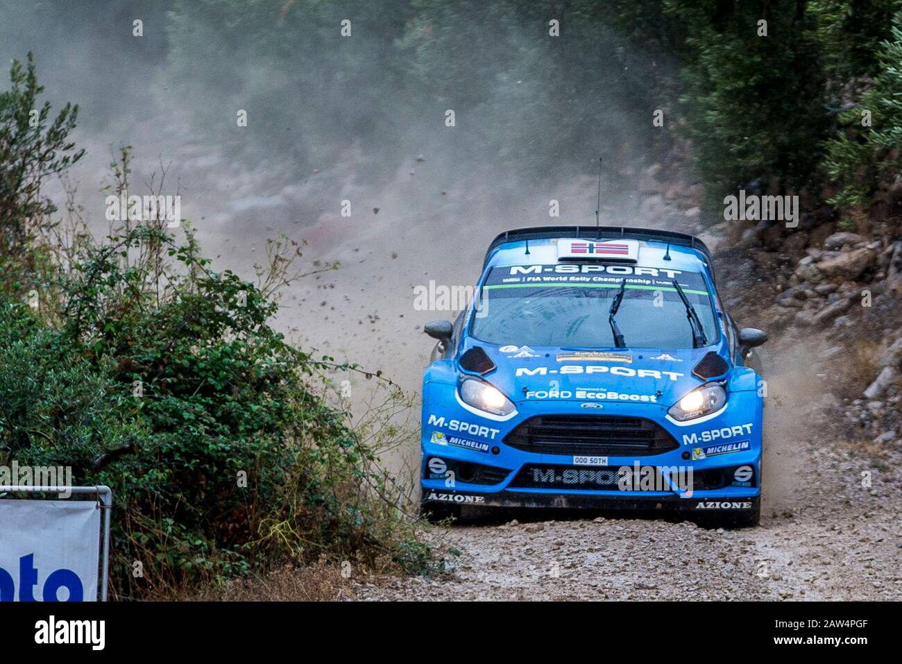 Mads Østberg/Ola Fløene (Ford Fiesta RS WRC) during the World Rally Car ...