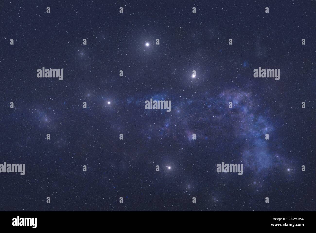 Crux constellation stars in outer space. Crux constellation stars ...