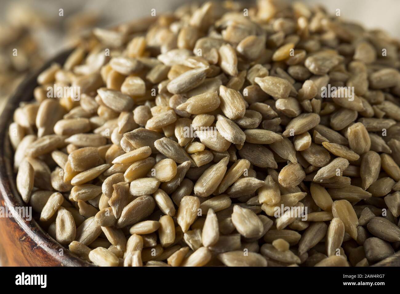 Raw Dry Organic Sunflower Seed Kernels in a Bowl Stock Photo - Alamy