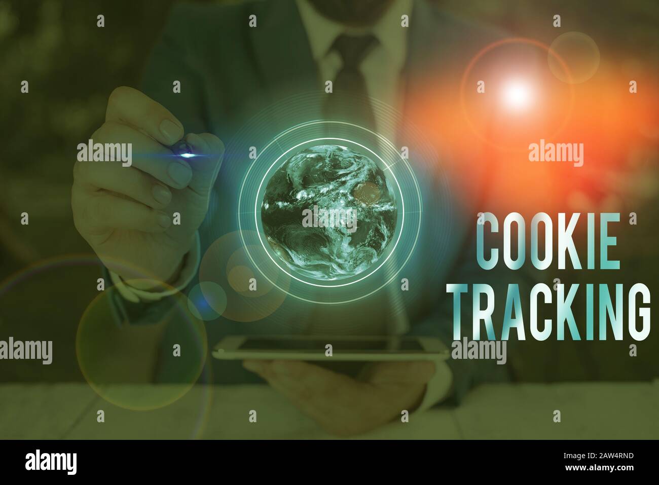 Conceptual hand writing showing Cookie Tracking. Concept meaning Data ...