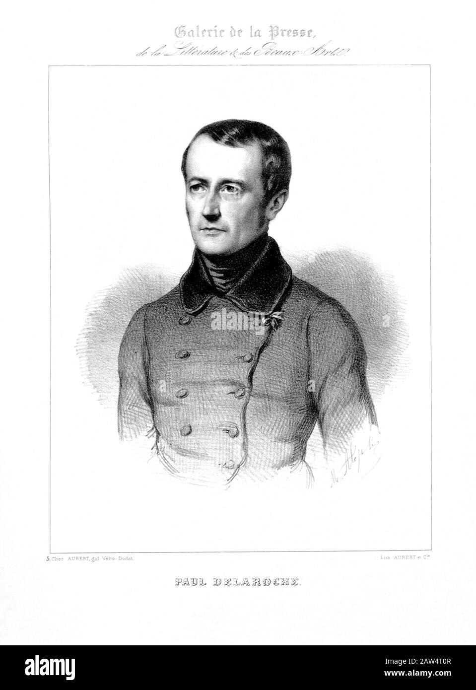 1840 ca , Paris , FRANCE : The french painter Paul DELAROCHE ( 1797 ...