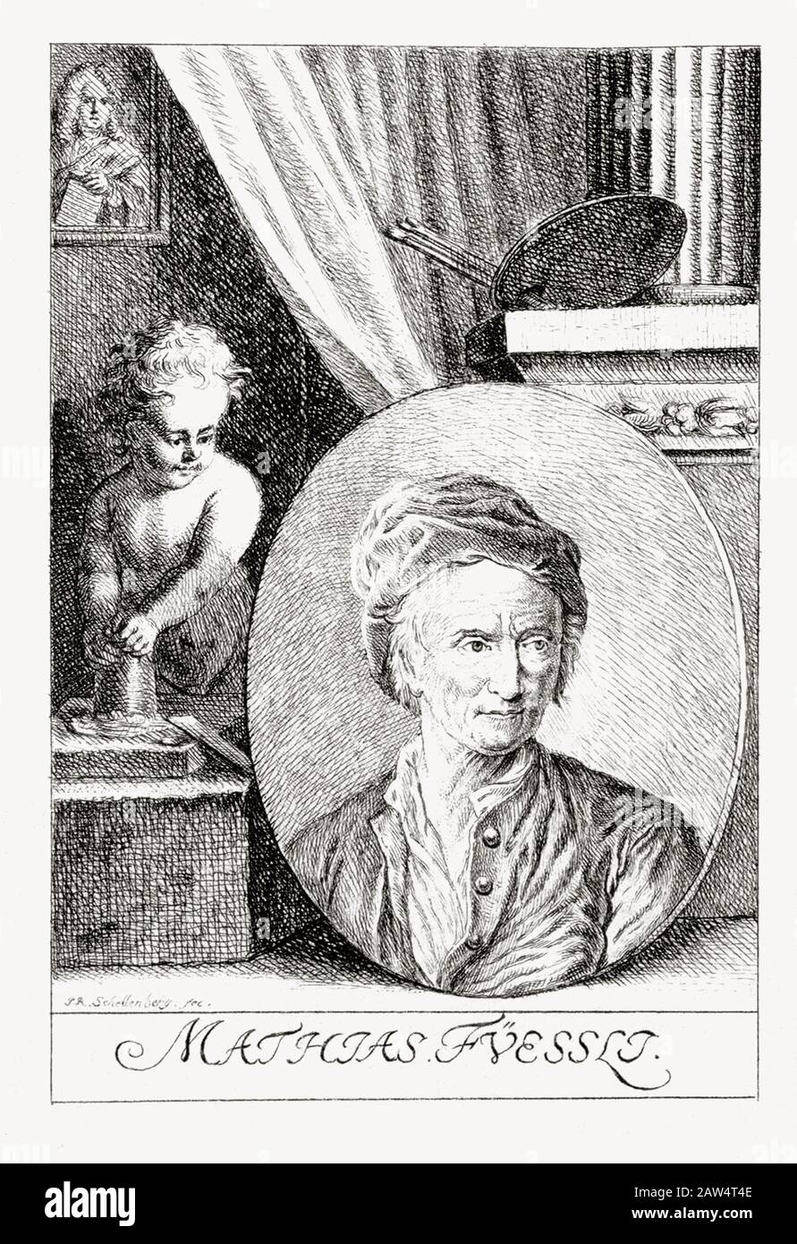 1720 ca , Switzerland : The Swiss painter MATTHIAS FUSSLI III ( 1671 ...