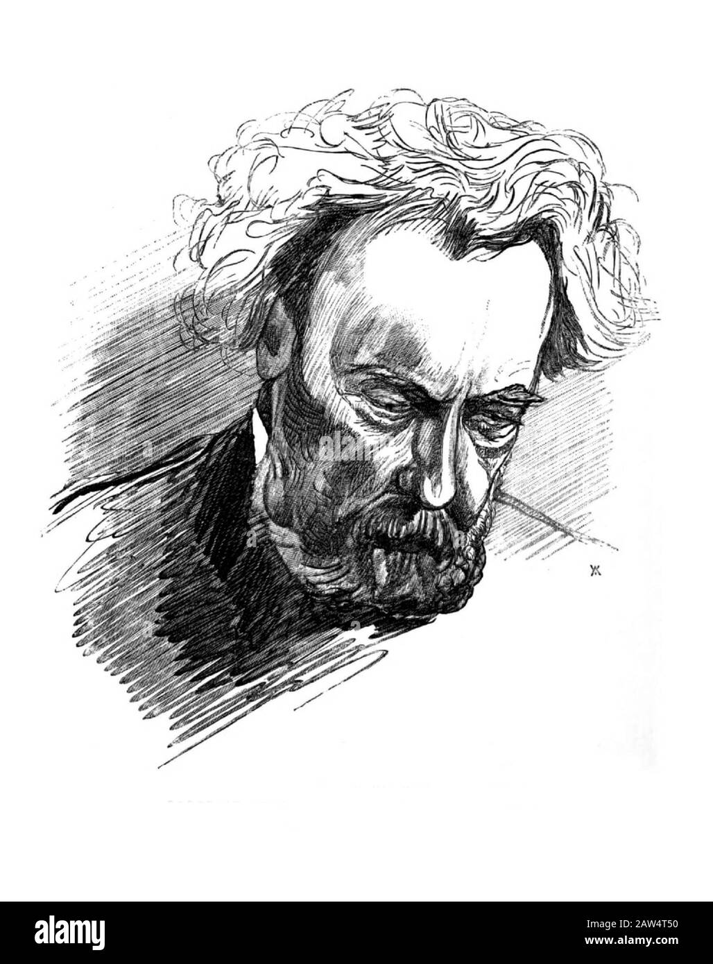 1865 , Paris , FRANCE : The french painter and illustrator PAUL GAVARNI ...