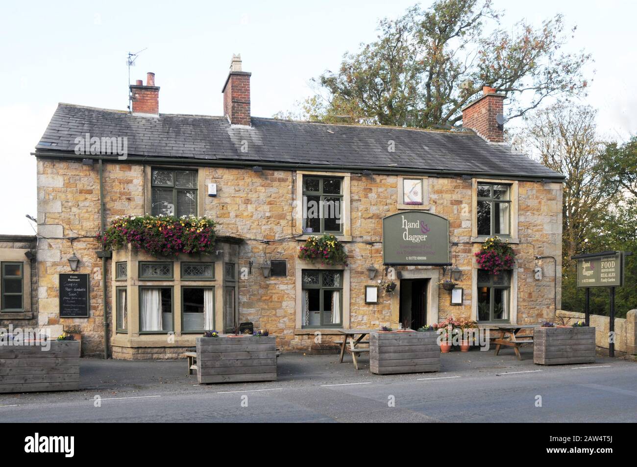 Hand And Dagger Public House at Salwick Lancashire England United ...