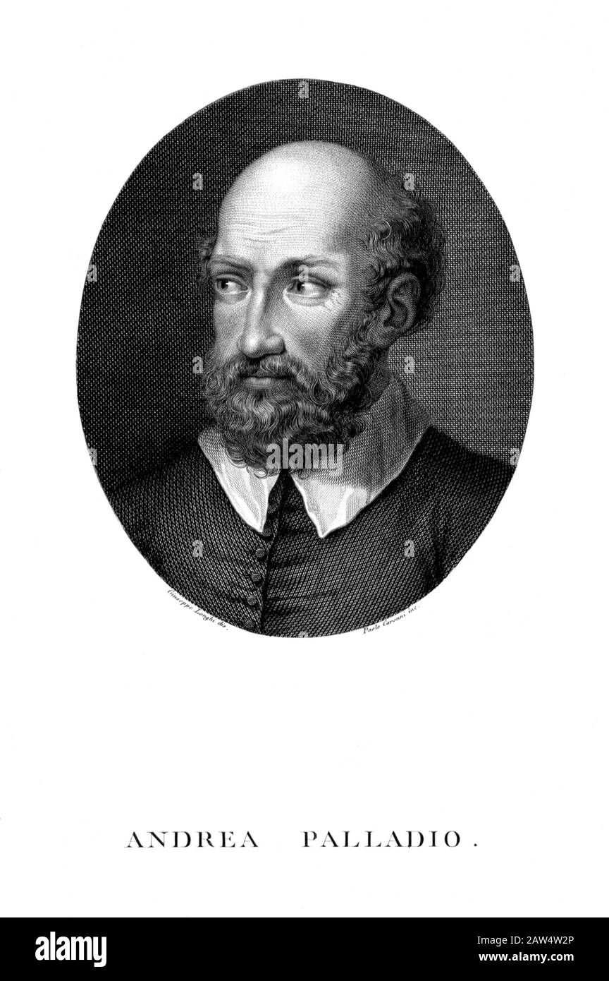 Andrea palladio architect architecture italian portrait Cut Out Stock ...
