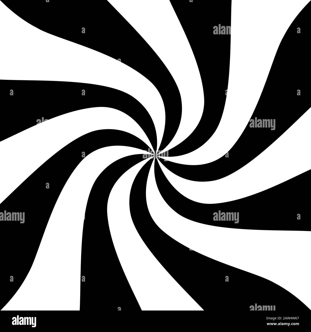 Op Art Spiral Stock Vector Image & Art - Alamy