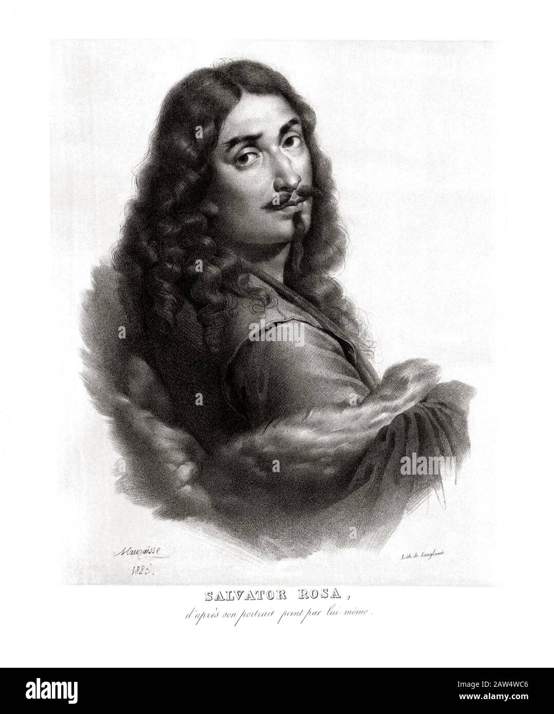 1650 ca , ITALY : The celebrate italian painter SALVATOR ROSA ( 1615 ...