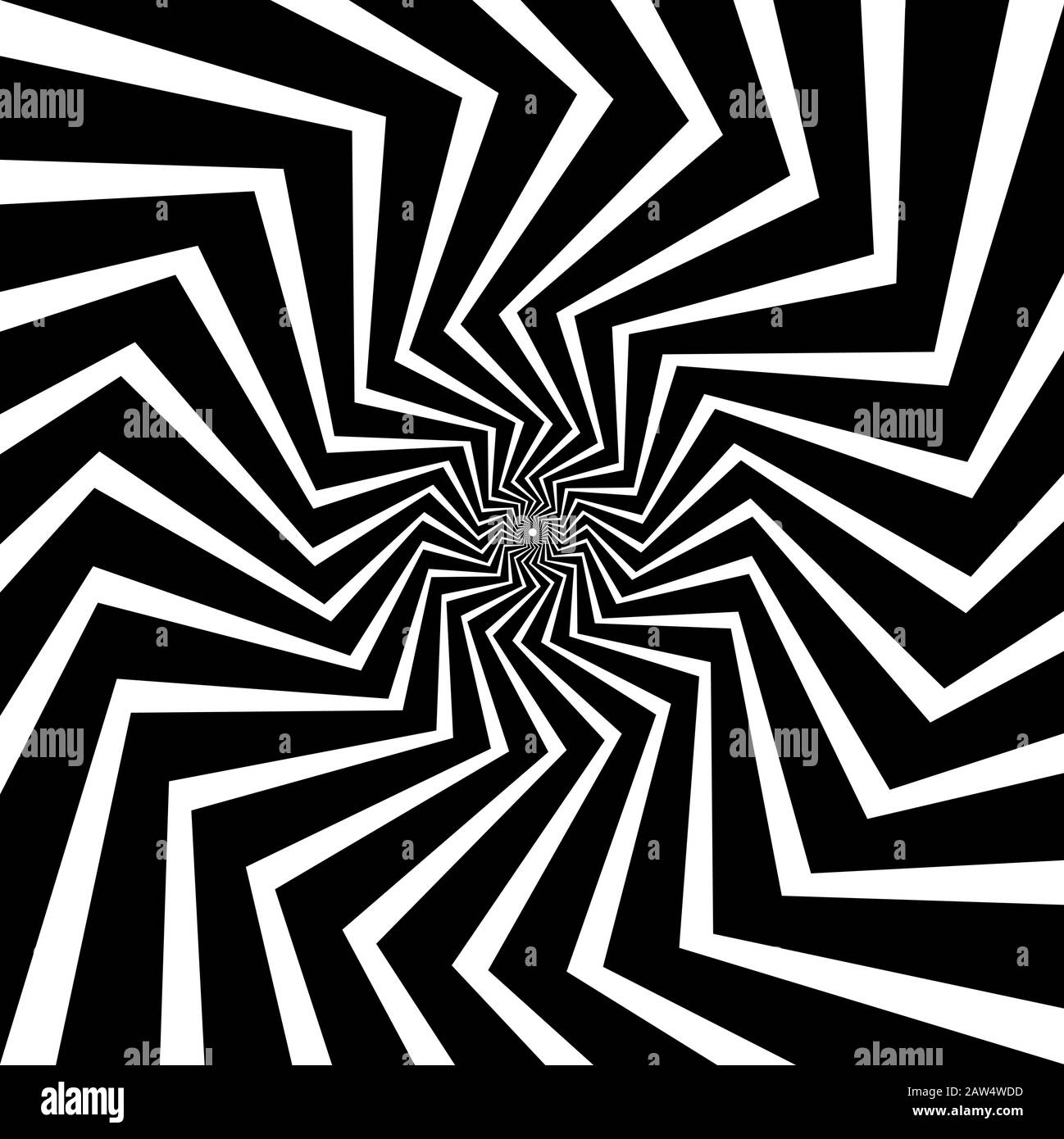 Op Art Spiral Stock Vector Image & Art - Alamy