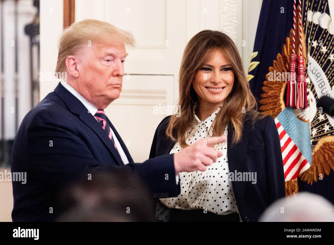 February 6, 2020 - Washington, DC, United States: President Donald ...