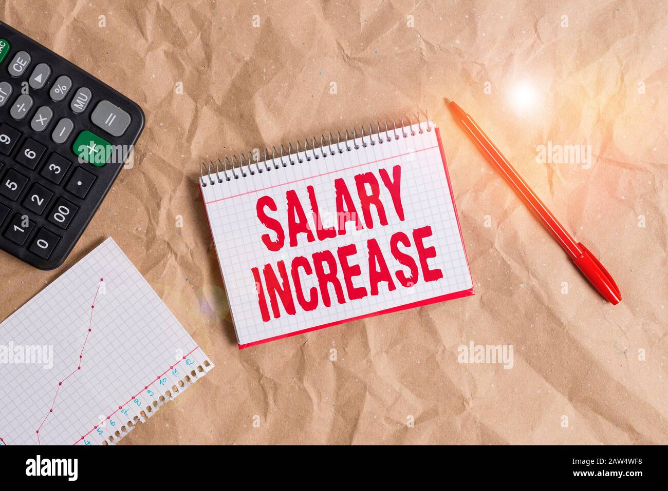 Handwriting text writing Salary Increase. Conceptual photo an increase ...