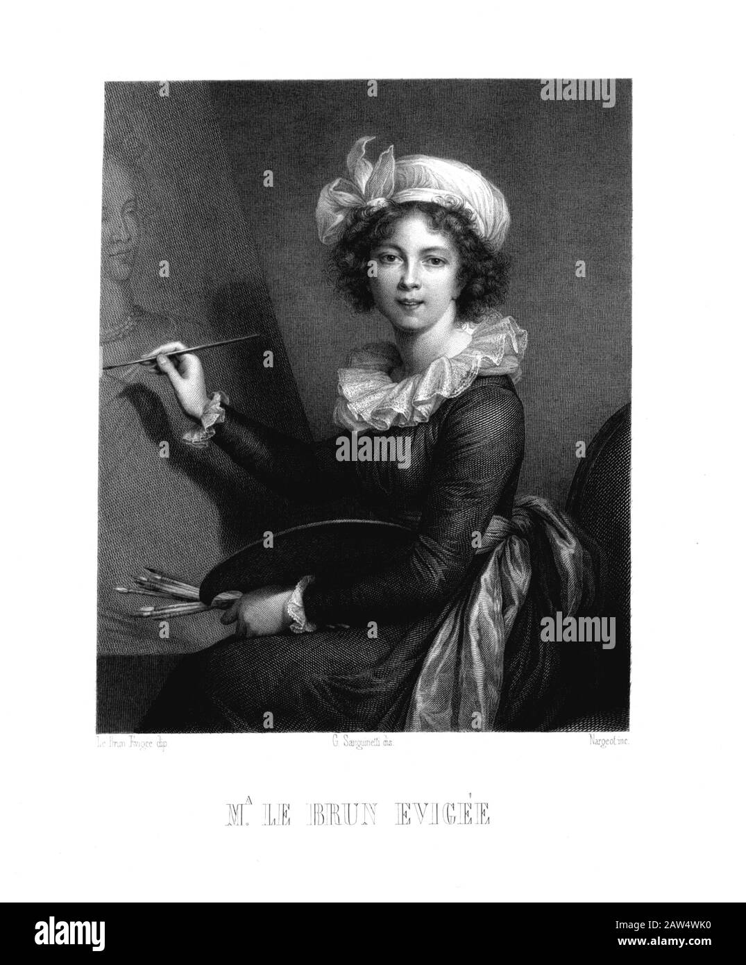 1790 ca, FRANCE : The celebrated french woman Rococo painter Louise ...