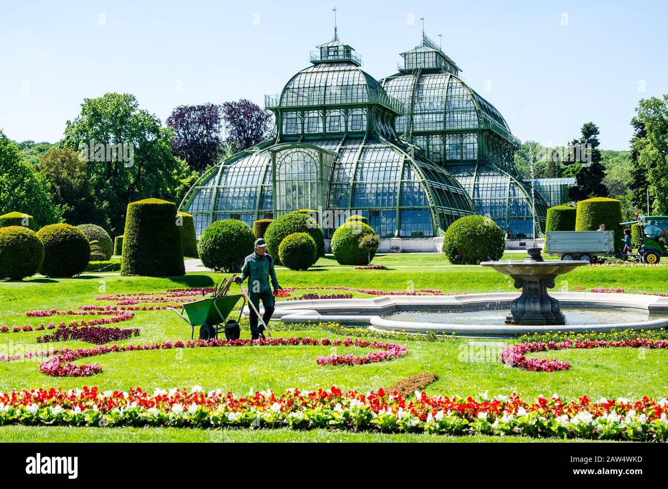 The Palmenhaus Schönbrunn is a large greenhouse in Vienna, It is the ...