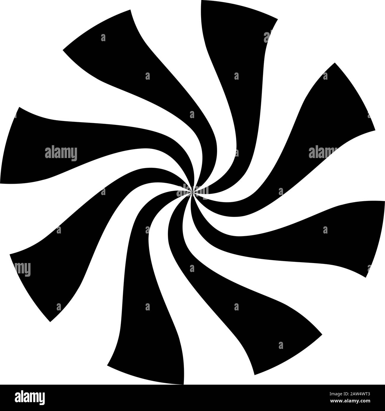 Op Art Spiral Stock Vector Image & Art - Alamy