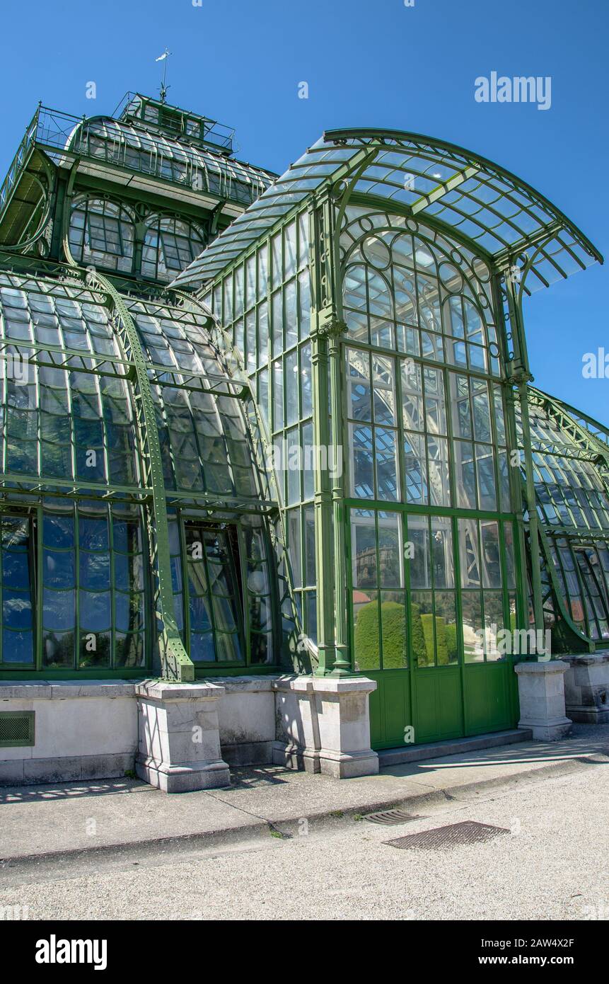 The Palmenhaus Schönbrunn is a large greenhouse in Vienna, It is the ...