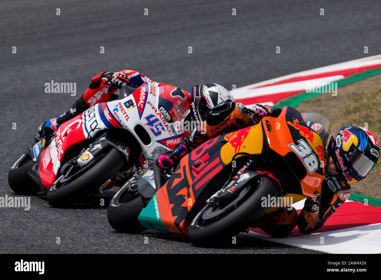 Bradley Smith of Great Britain and RedBull KTM Factory Team and Scott ...