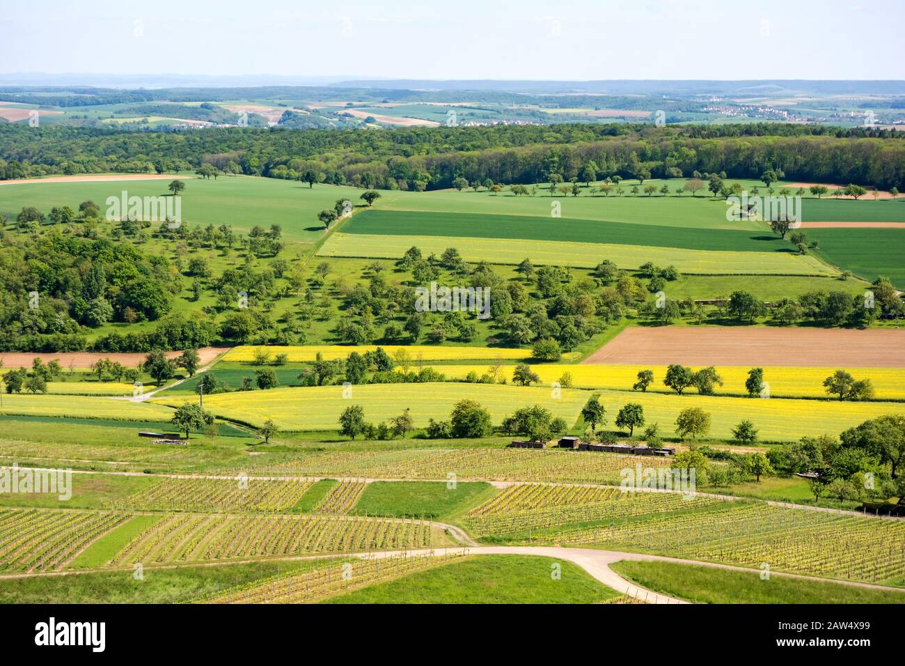 Landscape in Kraichgau, Baden-Wuerttemberg, Germany Stock Photo - Alamy