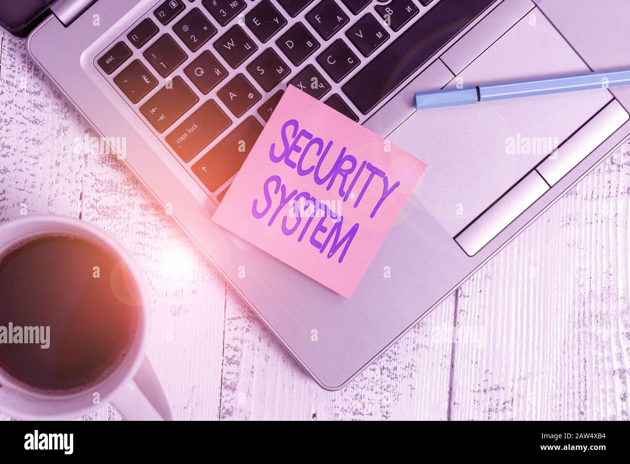 Writing Note Showing Security System Business Concept For System Designed To Detect Intrusion
