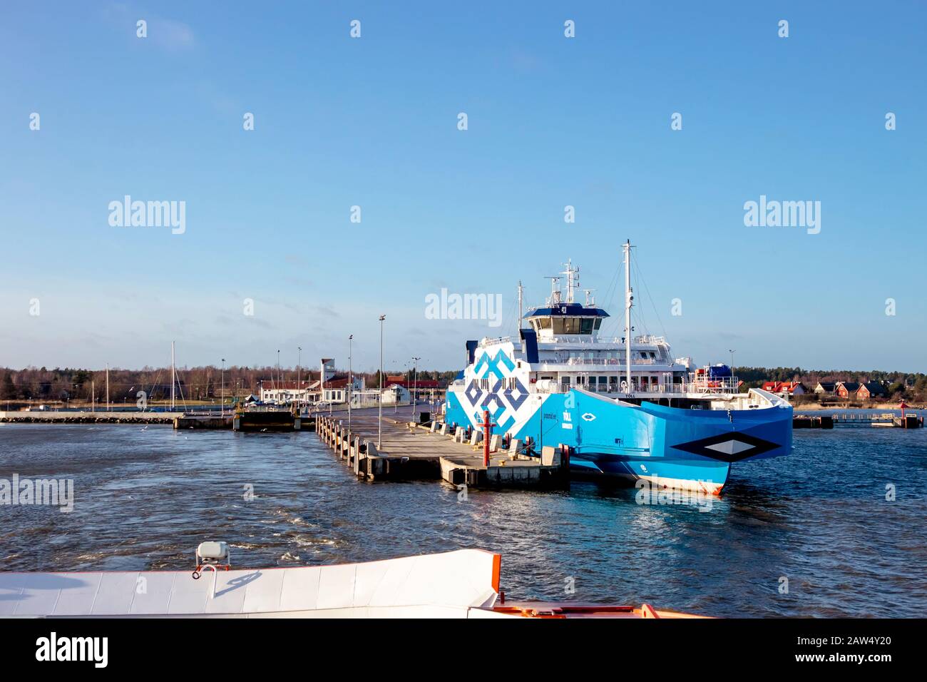 Kuivastu ferry port estonia hi-res stock photography and images - Alamy