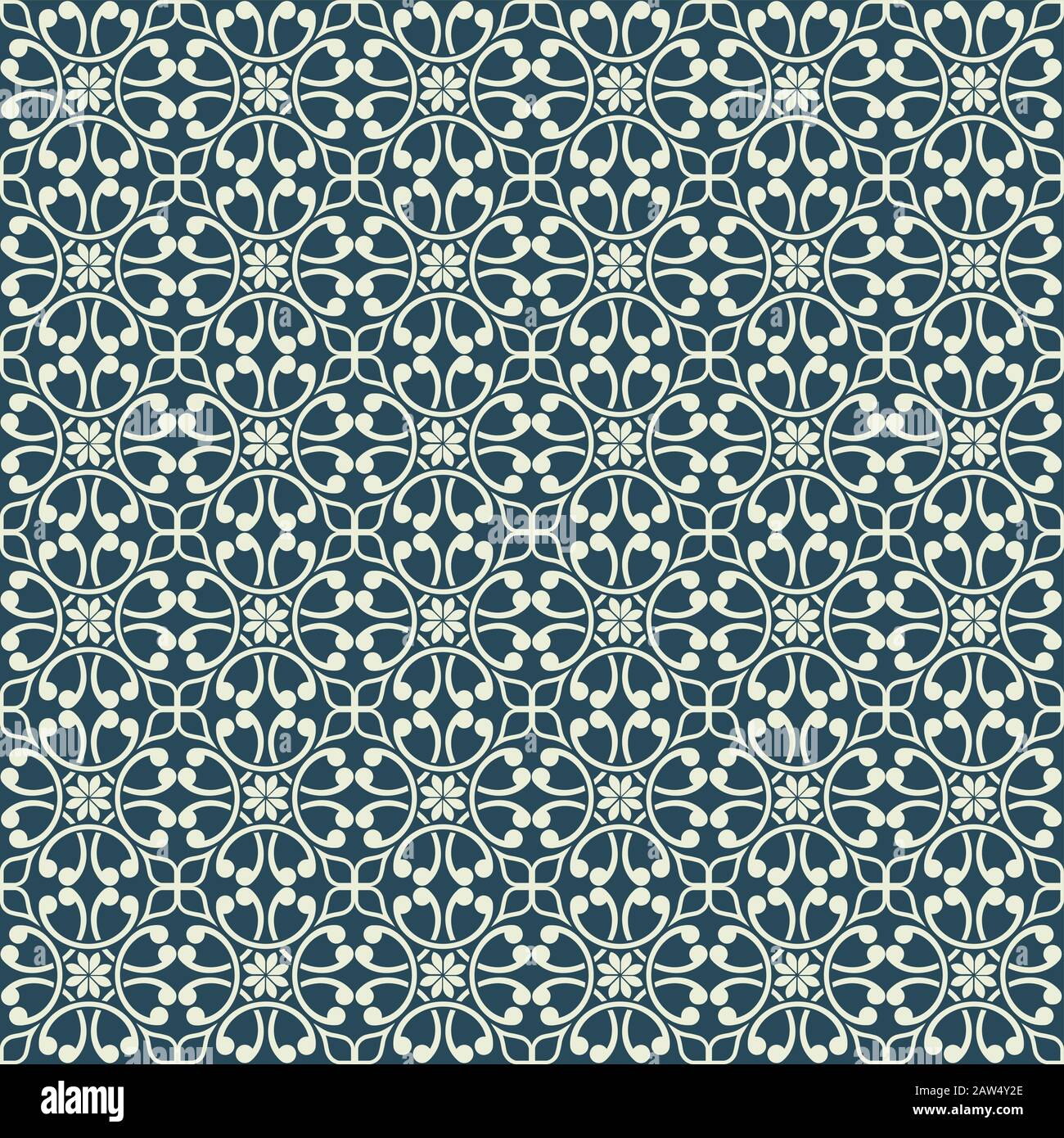 Seamless Vintage Ornamental Pattern Stock Vector Image & Art - Alamy