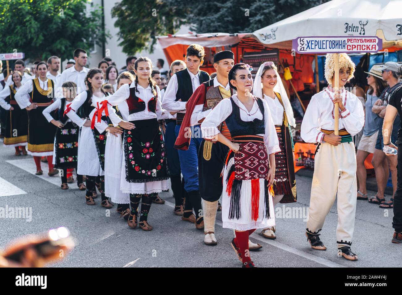 Trumpet Festival in Guca Serbia Stock Photo - Alamy