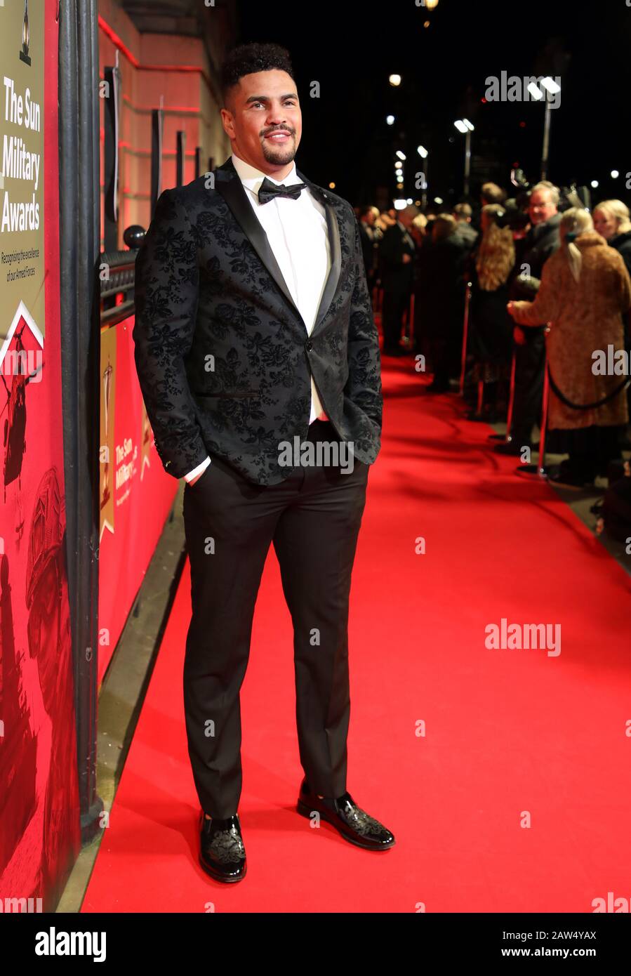 Anthony Ogogo attending The Sun Military Awards 2020 held at the ...