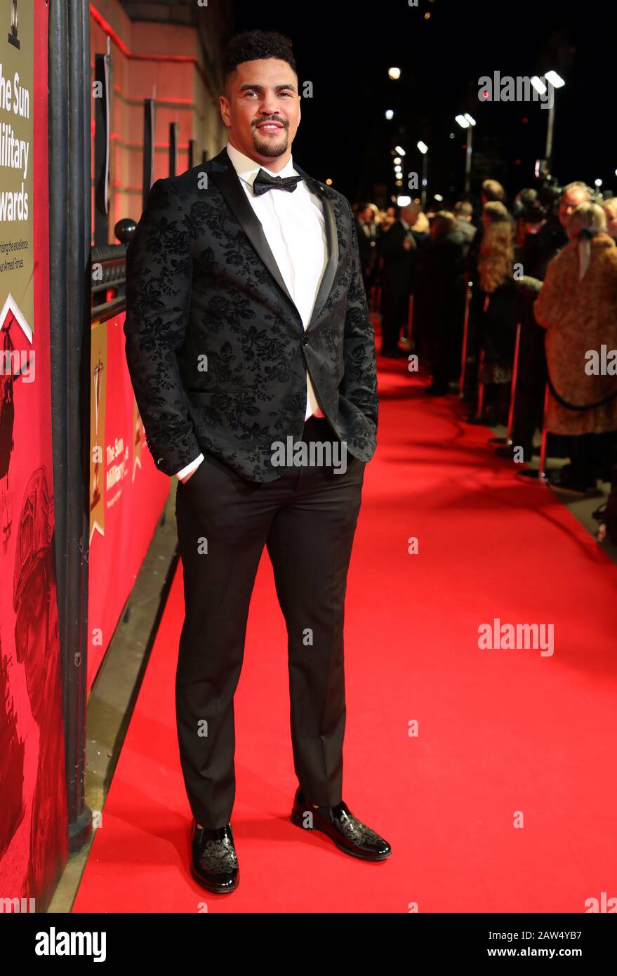 Anthony Ogogo attending The Sun Military Awards 2020 held at the ...