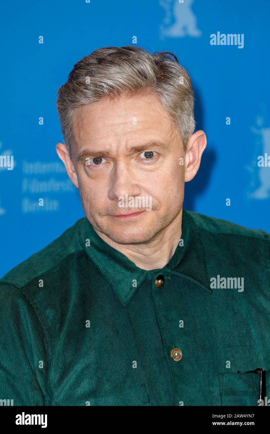 Berlin. Germany, Martin Freeman at The Operative Photocall. Grand Hyatt ...