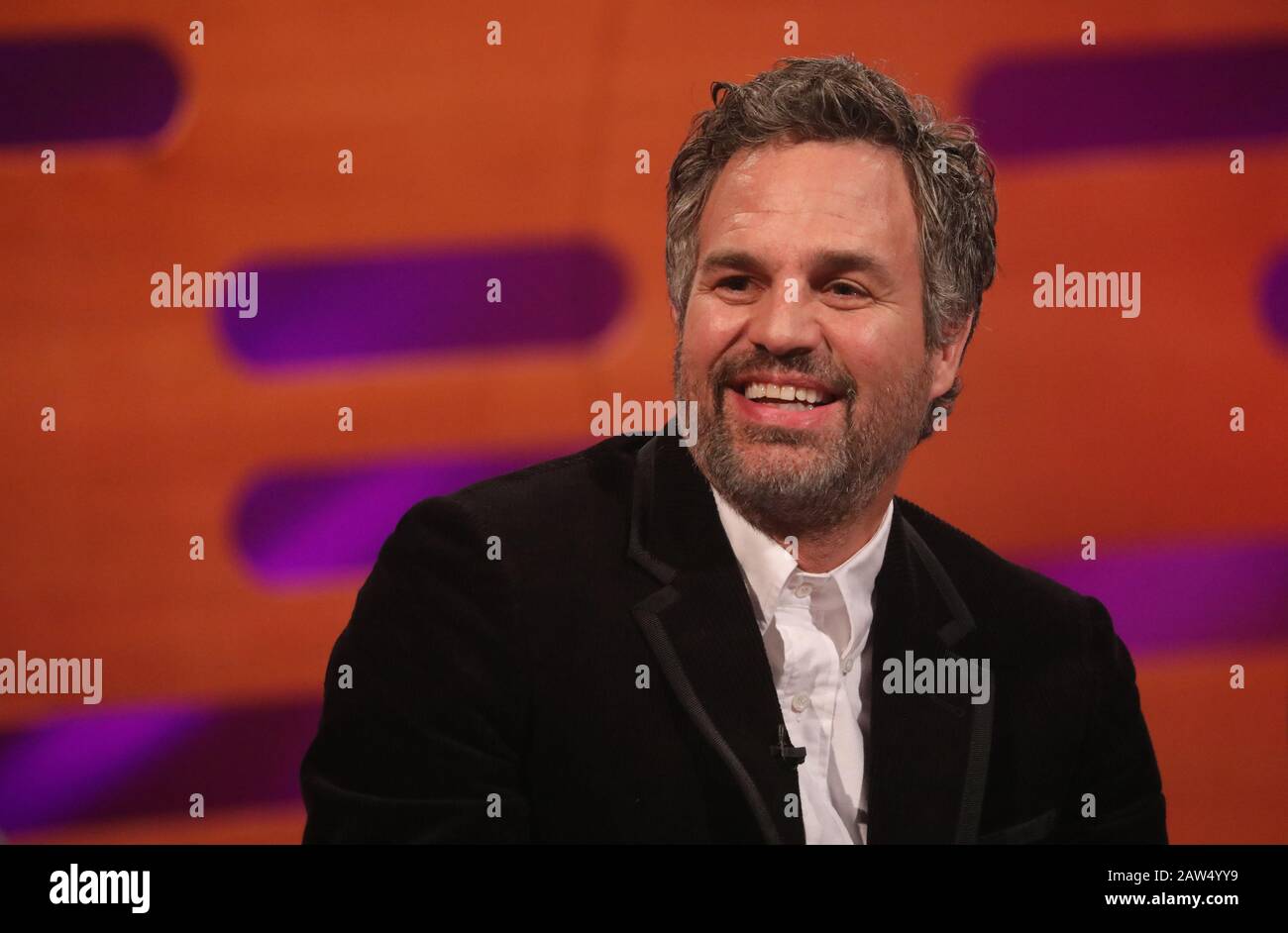 Mark Ruffalo during the filming for the Graham Norton Show at BBC ...