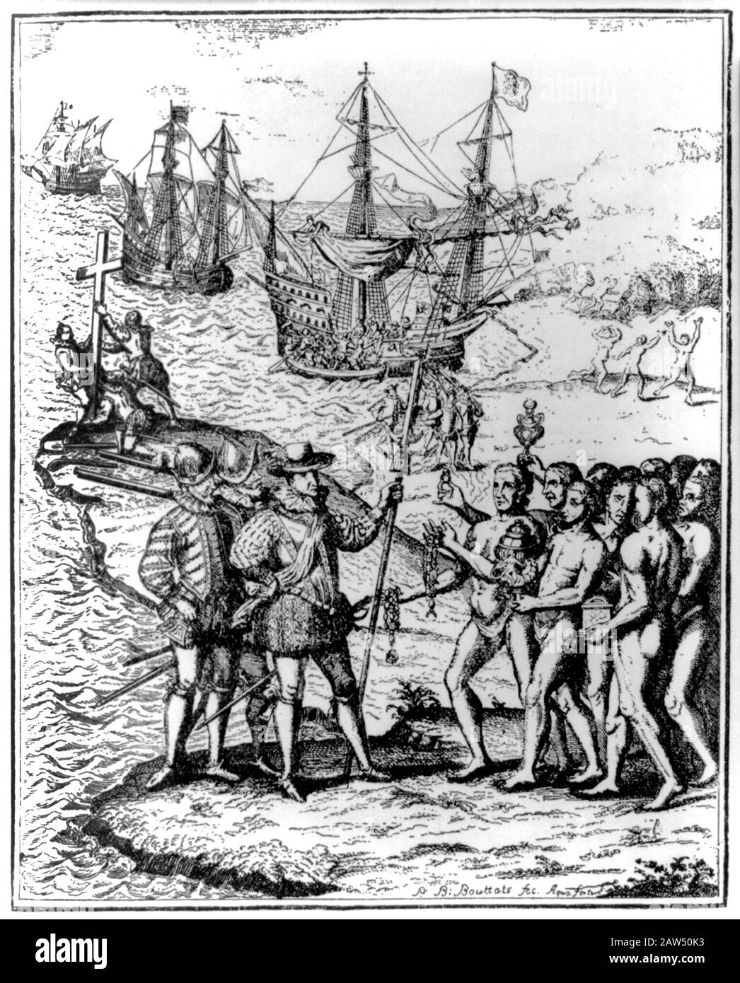 1728 : The italian esplorer CHRISTOPHER COLUMBUS ( CRISTOFORO COLOMBO ...